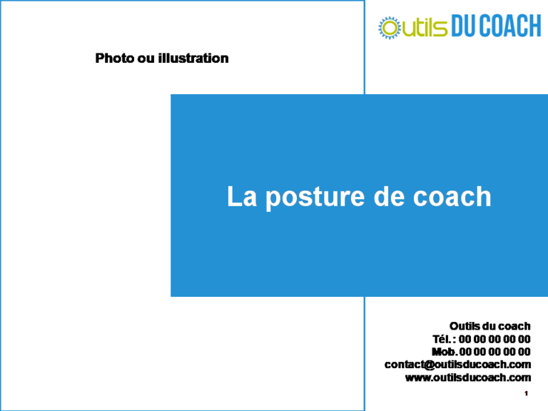 Je forme à la posture de coach - Kit de coaching Outils du Coach