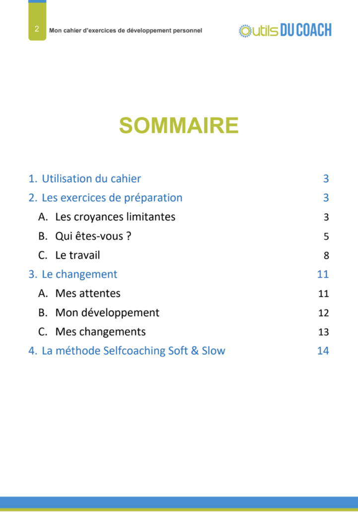 Mon cahier d'exercices de développement personnel - Un Ebook Outils du ...